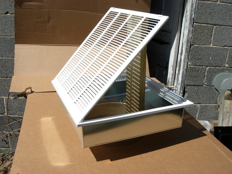 20"x20" furnace return air kit,with filter grille,box, and 16" collar ...