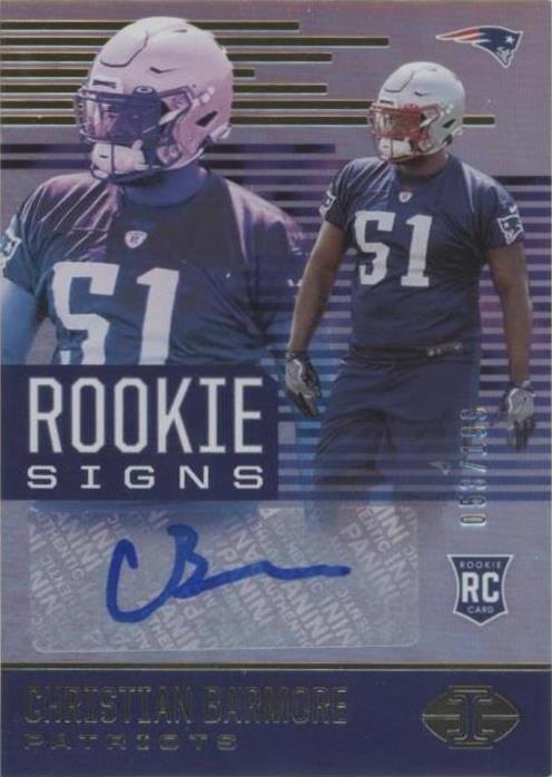 2021 Panini Illusions - Rookie Signs Christian Barmore #RS-CB /199 (AU ...