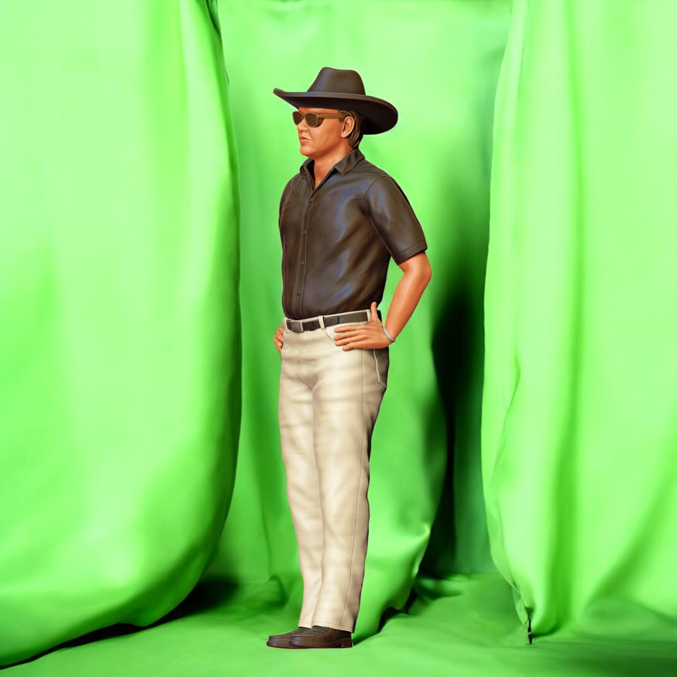 Ford vs Ferrari Resin 3d Printed Diorama Figure Unpainted Bale and ...