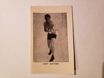 Terry McGovern Boxing 1903 Police Gazette Supplement Illustration RARE ...