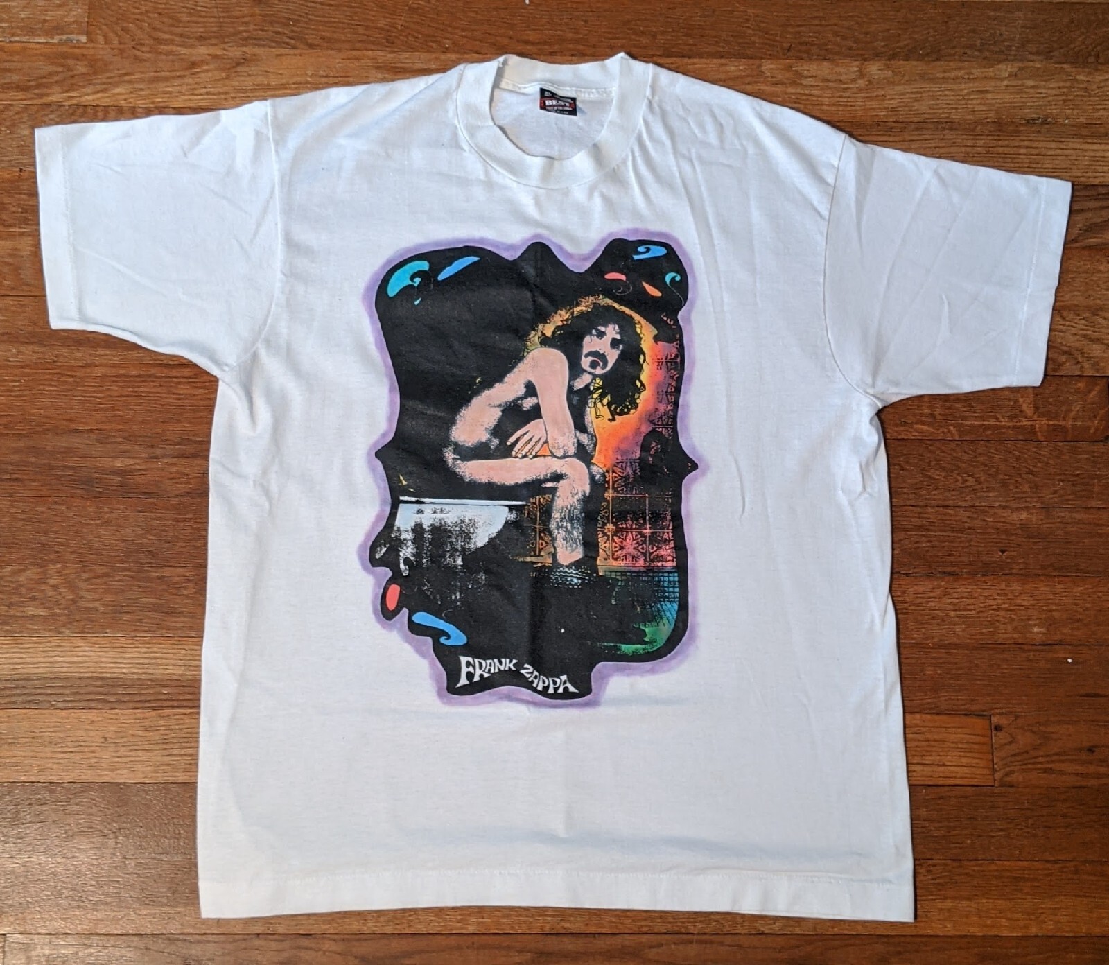 RARE NEW OLD VINTAGE, FRUIT OF THE LOOM USA, FRANK ZAPPA "CRAPPA" XL ...