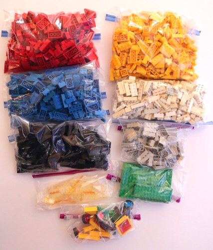 Vintage Tyco Building Block Bricks Lot of over 4 lbs Various Sizes ...