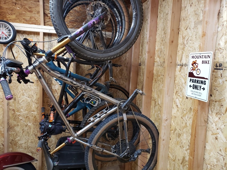 Sliding Bike Storage Rack Unistrut Trolley Hooks | eBay