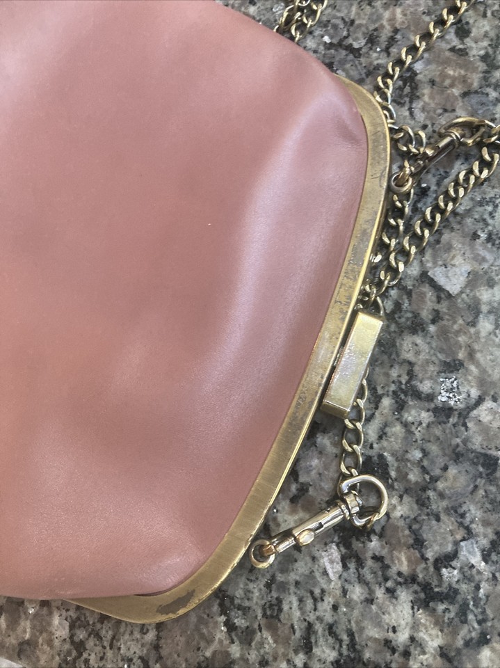 Tammy & Benjamin leather EMMA Mauve Rose Mini Crossbody Clutch | eBay