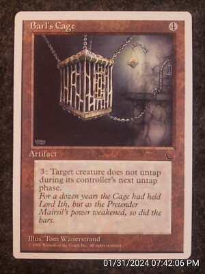 MTG Magic the Gathering Barl's Cage (94/125) Chronicles NM (DS3D1D1) | eBay