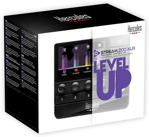 Hercules Stream 200 XLR, Pro Audio Mixer for Advanced Content Creators ...