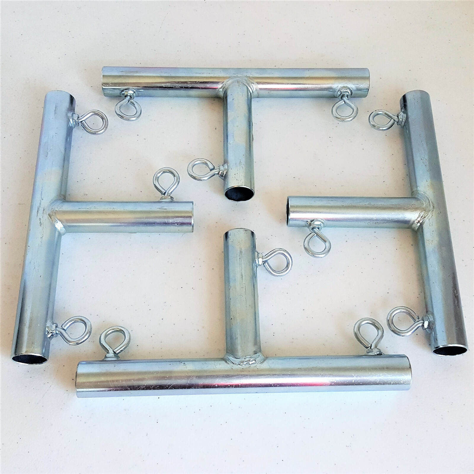 4pc 3 Way T Shaped Canopy Fitting Patio Garden Trellis Booth (FTB) 1 ...