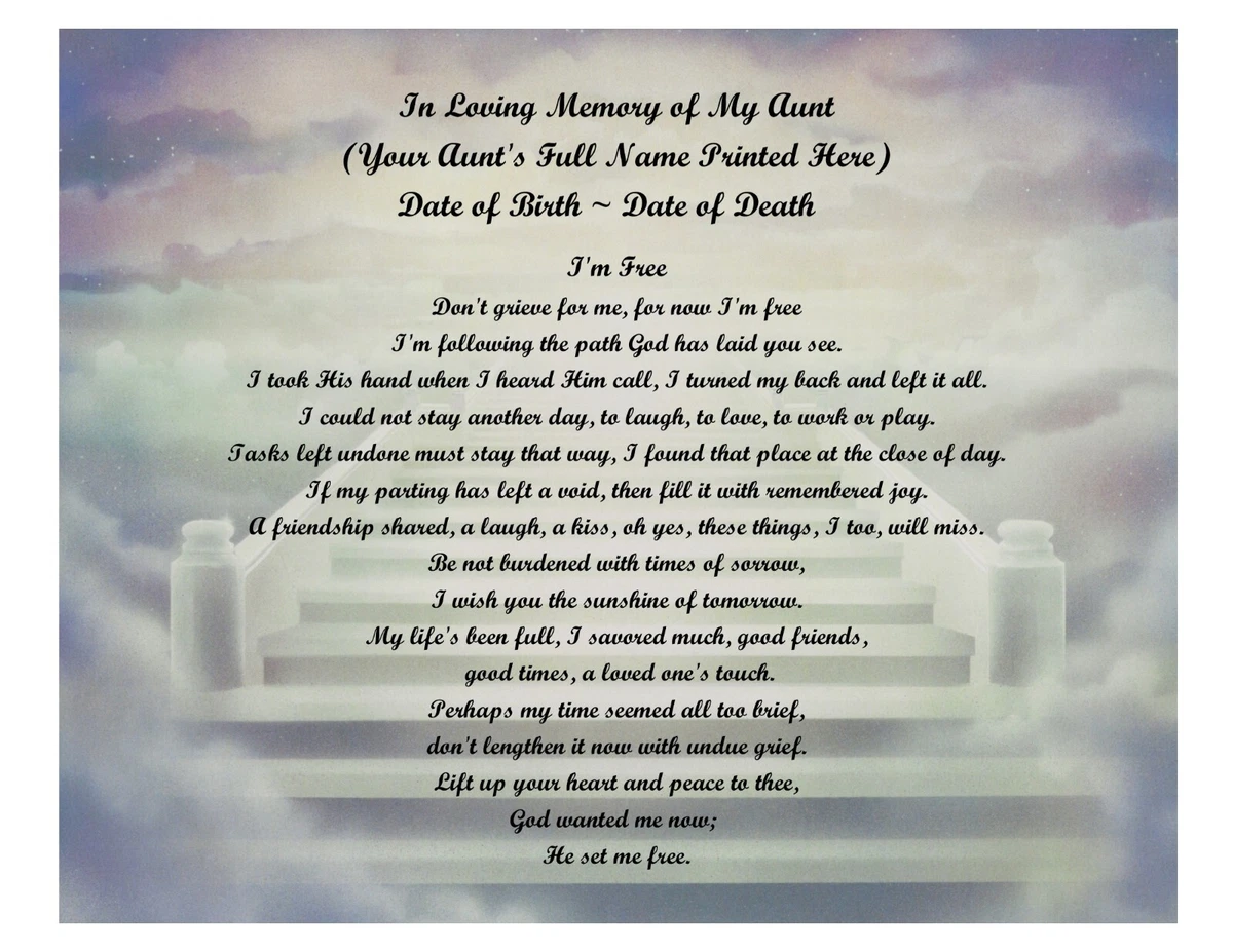 In Loving Memory Poems For Mom