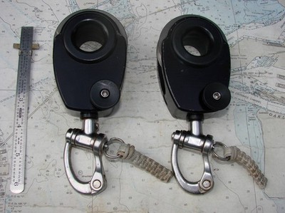 PAIR Garhauer HD 40SN BALL BEARING SAILBOAT SNATCH BLOCKS-14 Photos ...