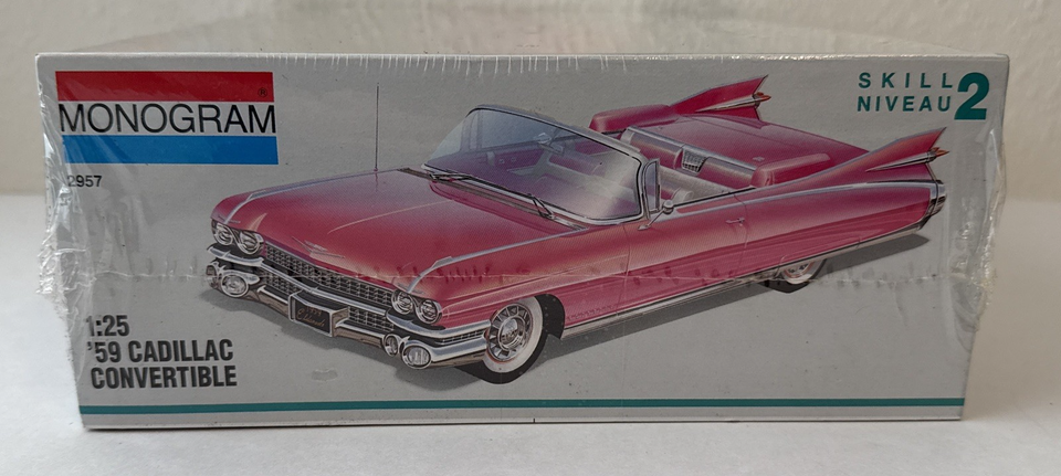Monogram 1/25 1959 Cadillac Eldorado Biarritz Convertible #2957 OOP/HTF ...