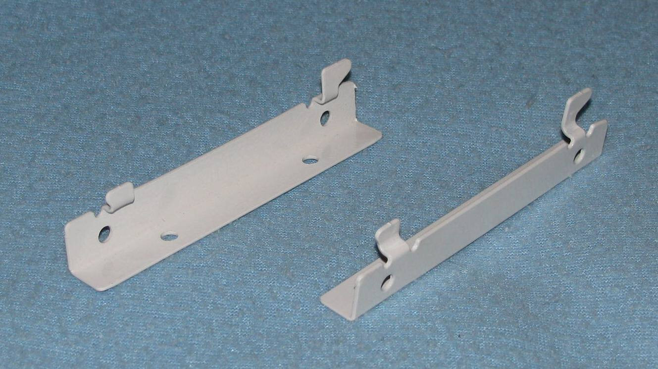 NEW Kirsch Continental 4-1/2" Wide Pocket Valance Rod End Brackets ...