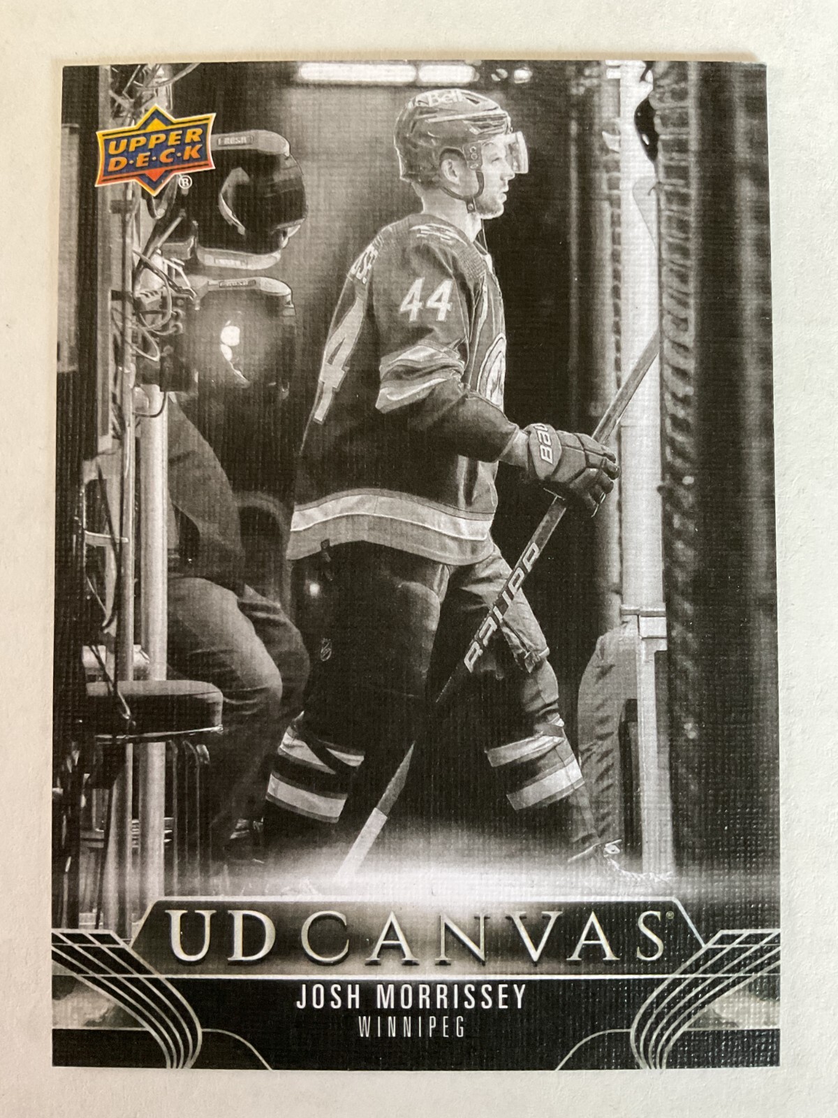 Josh Morrisey 2023-24 Upper Deck Series 2 Canvas Black & White Card # ...