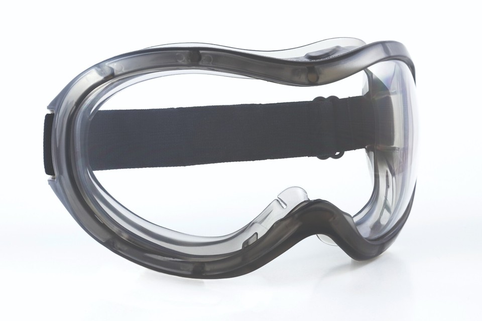 Industrial Grade Safety Goggles Anti Fog Clear Lens Lab Goggles PPE ...