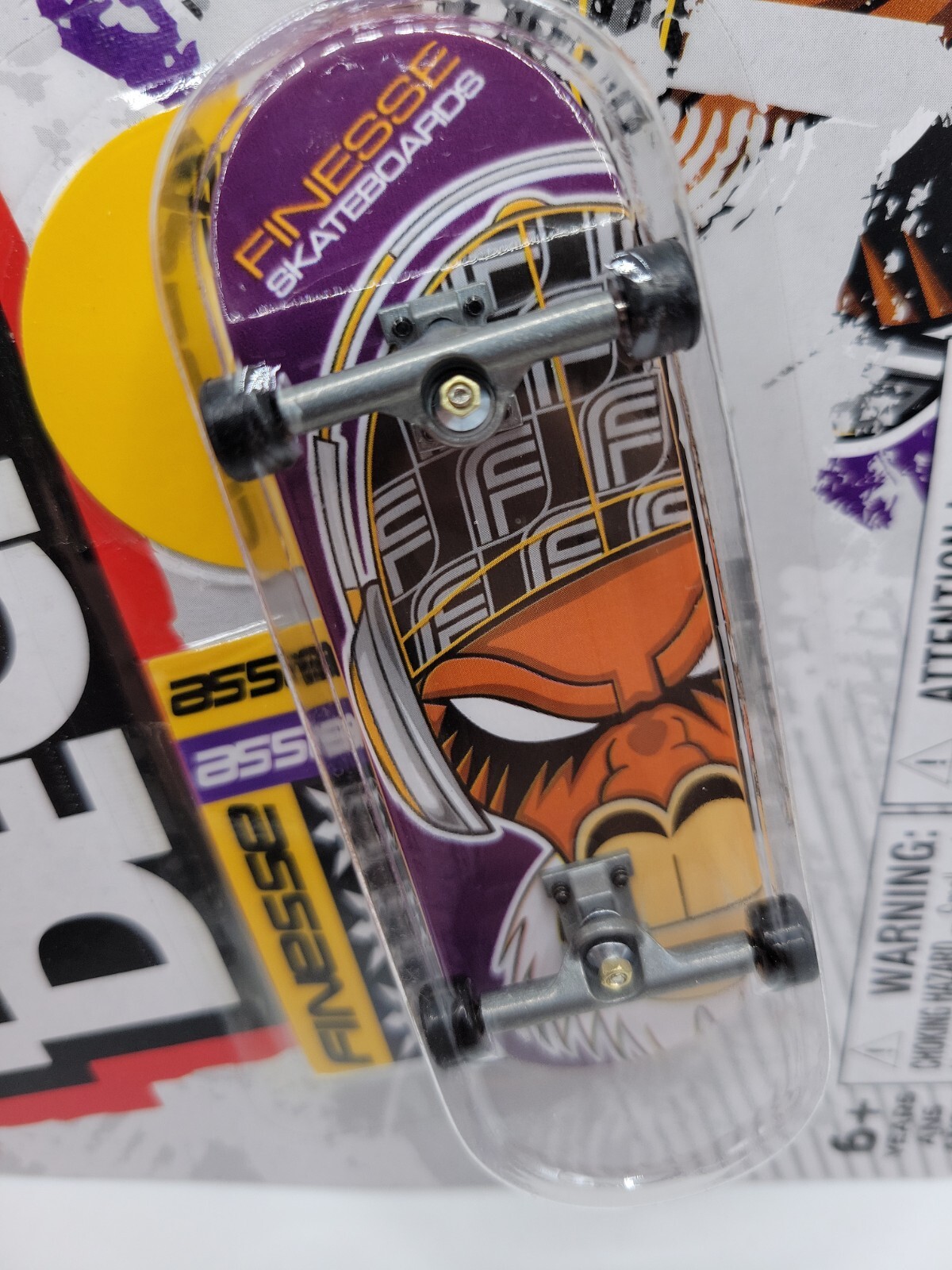Tech Deck RARE FINESSE Skateboards Monkey Headphones Purple. Ships Fast ...