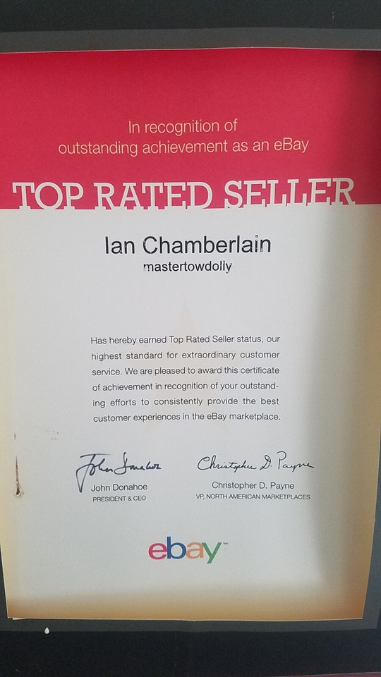 Master Tow Brand Poly Fender RH-Pass Geniune OEM Car Dolly Trailer FREE ...