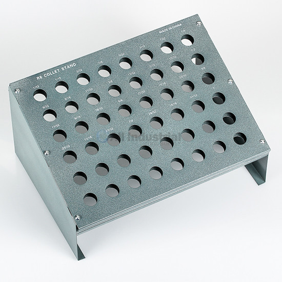 23 Pc R8 Collet Set 1/16" to 3/4" for Bridgeport with R8 Collet Rack ...