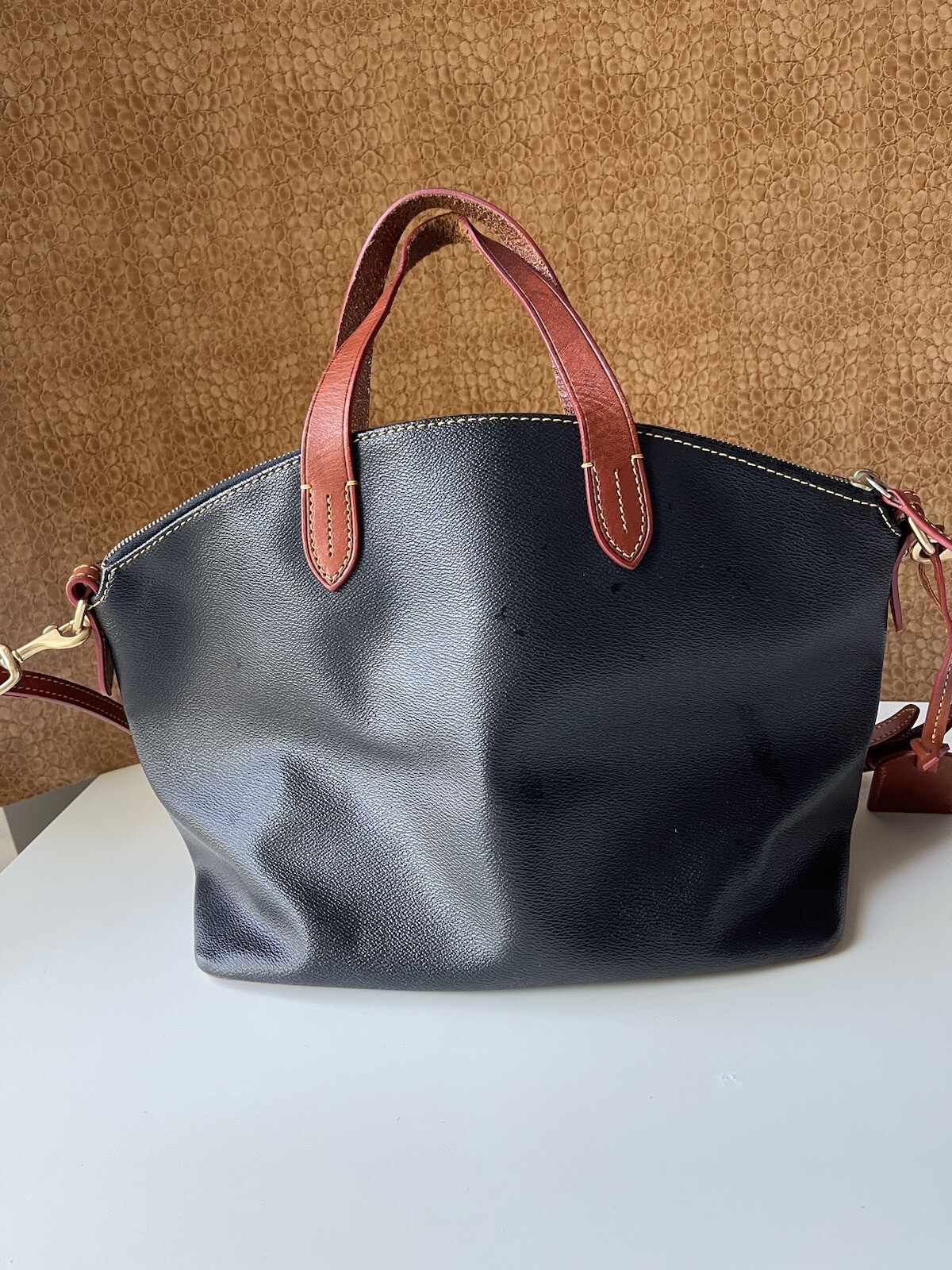 Dooney & Bourke Eva Coated Cotton Satchel - Black | eBay