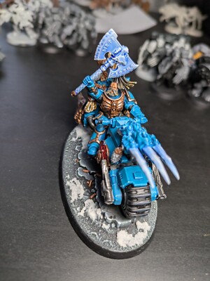 Space Wolves Primaris Chaplain on Bike Space Marines Warhammer 40K ...