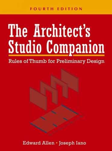 The Architect's Studio Companion: - Hardcover, by Allen Edward; Iano ...