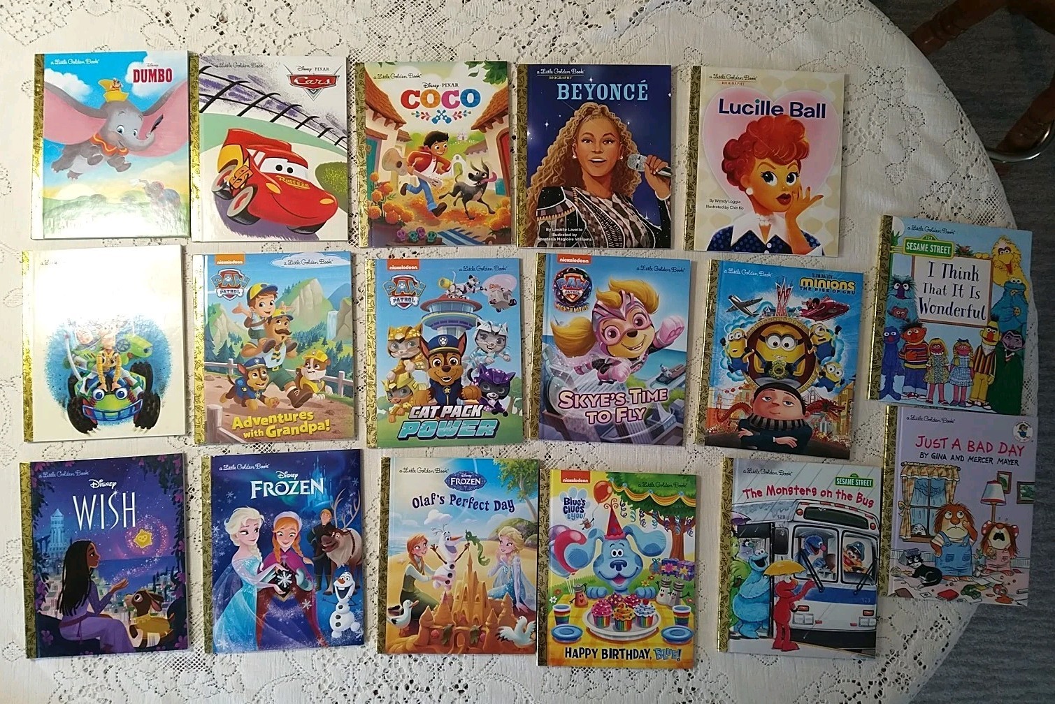 Little Golden Books Lot of 17 Modern Disney Toy Story Paw Patrol ...