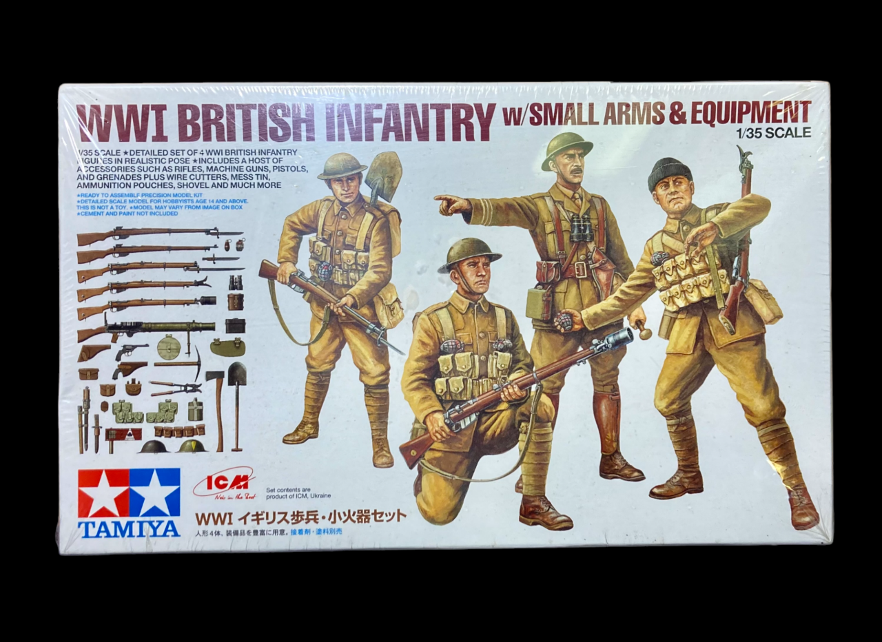 Tamiya America Inc 32409 WWI British Infantry With Small Arms & ICM ...