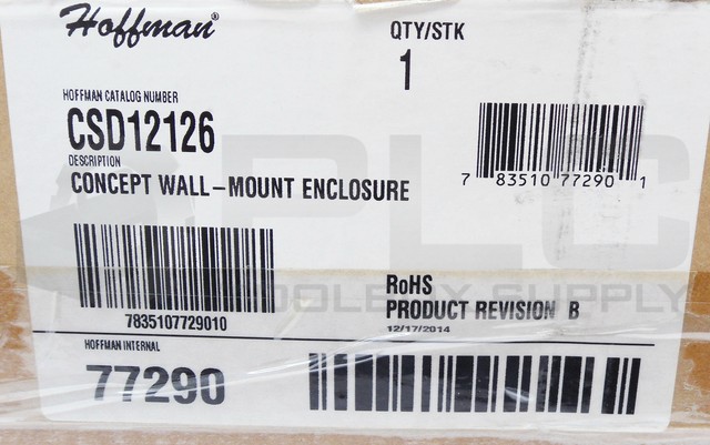 Hoffman CSD12126 Enclosure - Gray for sale online | eBay