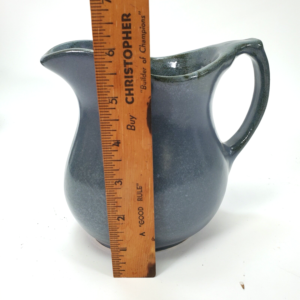 Vintage 3 pc Roseville Pottery, 2 Pitchers, Small 6.5" & Large 8" and 6 ...