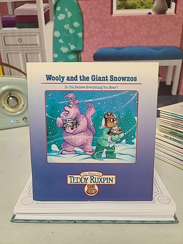 Vintage Teddy Ruxpin "Wooly And The Giant Snowzos" Softcover | eBay