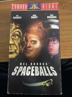 1977 SPACEBALLS VHS MOVIE MEL BROOKS, JOHN CANDY, RICK MORANIS Rare ...