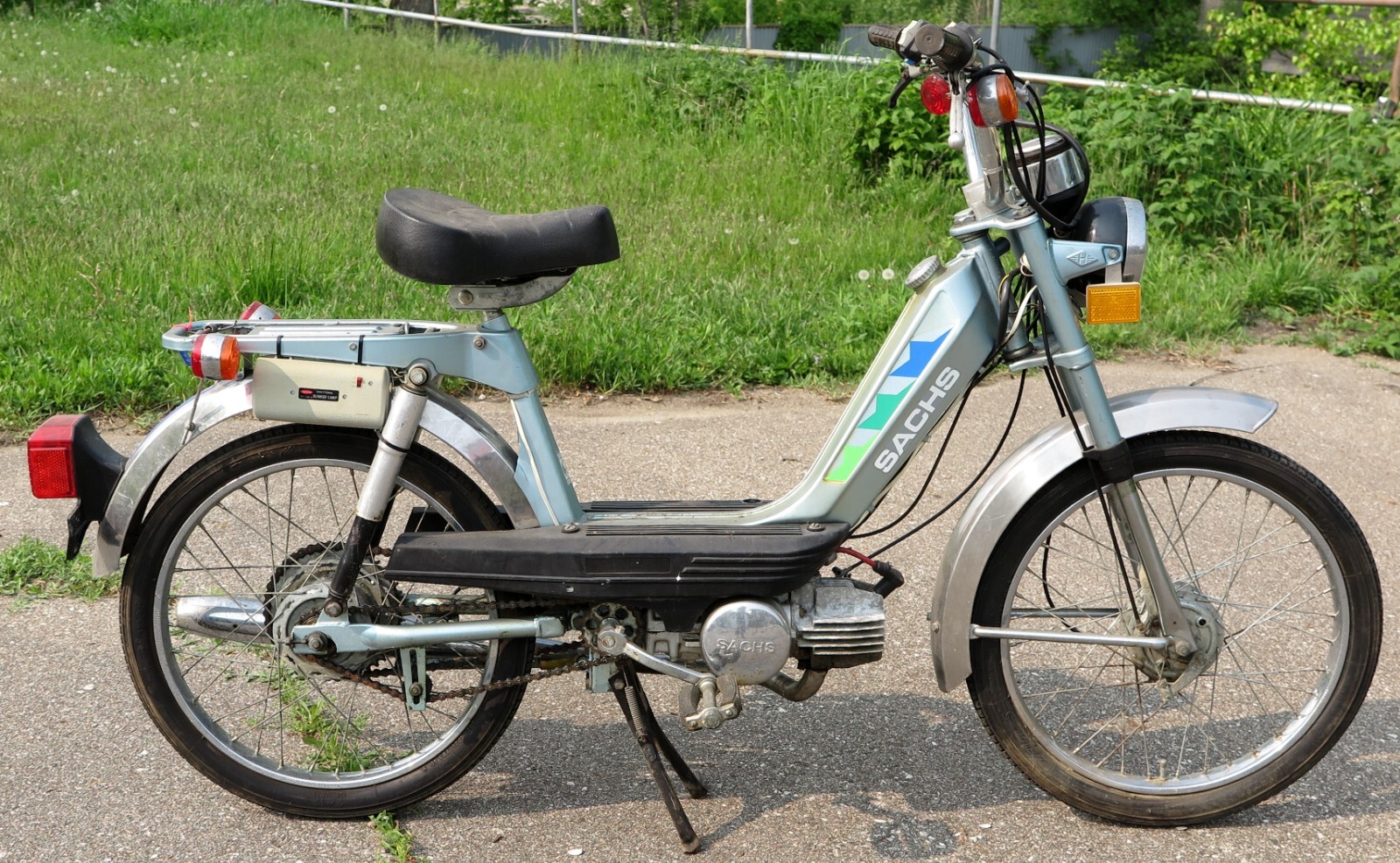 Vintage 1980 SACHS SUNDANCER -Complete Project 50cc 49cc Moped Not Running Mich | eBay