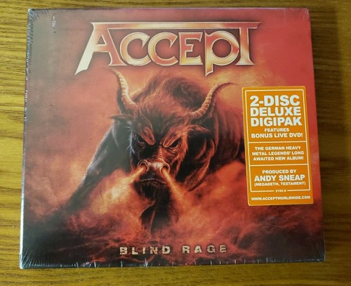 ACCEPT - Blind Rage (CD/DVD 2014) 2 DISC DELUXE DIGIPAK BRAND NEW FACTORY SEALED 727361319502 | eBay