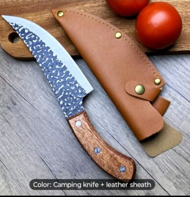 1pc Stainless Steel 6-Inch Fixed Blade Knife, Sharp Splitting Knife | eBay