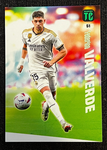 CARD PANINI TOP CLASS 2024 FOOT FOOTBALL FEDERICO VALVERDE REAL MADRID ...