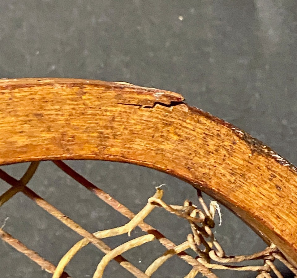 Antique Wood 1910 Draper & Maynard OXFORD Tennis Racket with Early ...