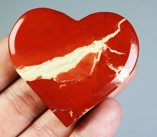 Natural Red Jasper Agate Quartz Crystal Stone Heart Healing Mineral ...