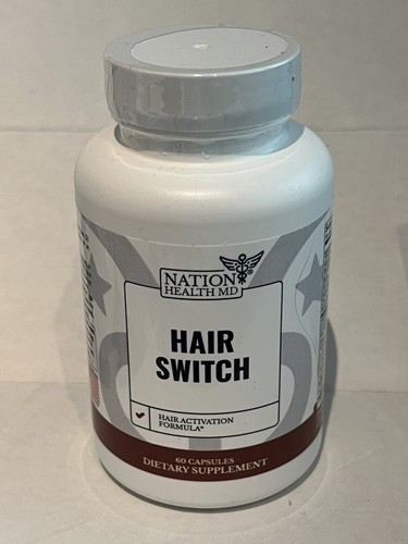 Nation Health MD Hair Switch Hair Activation Formula (60 Capsules) New ...