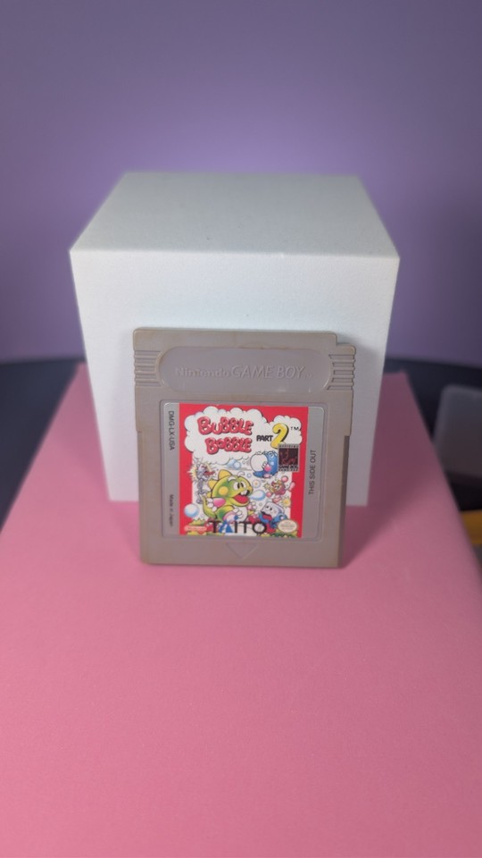 Bubble Bobble Part 2 (Nintendo Game Boy, 1993) Authentic TESTED WORKS ...
