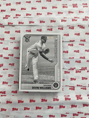 2021 Topps Big League Devin Williams Highlights Card 291Brewers 46/50 ...