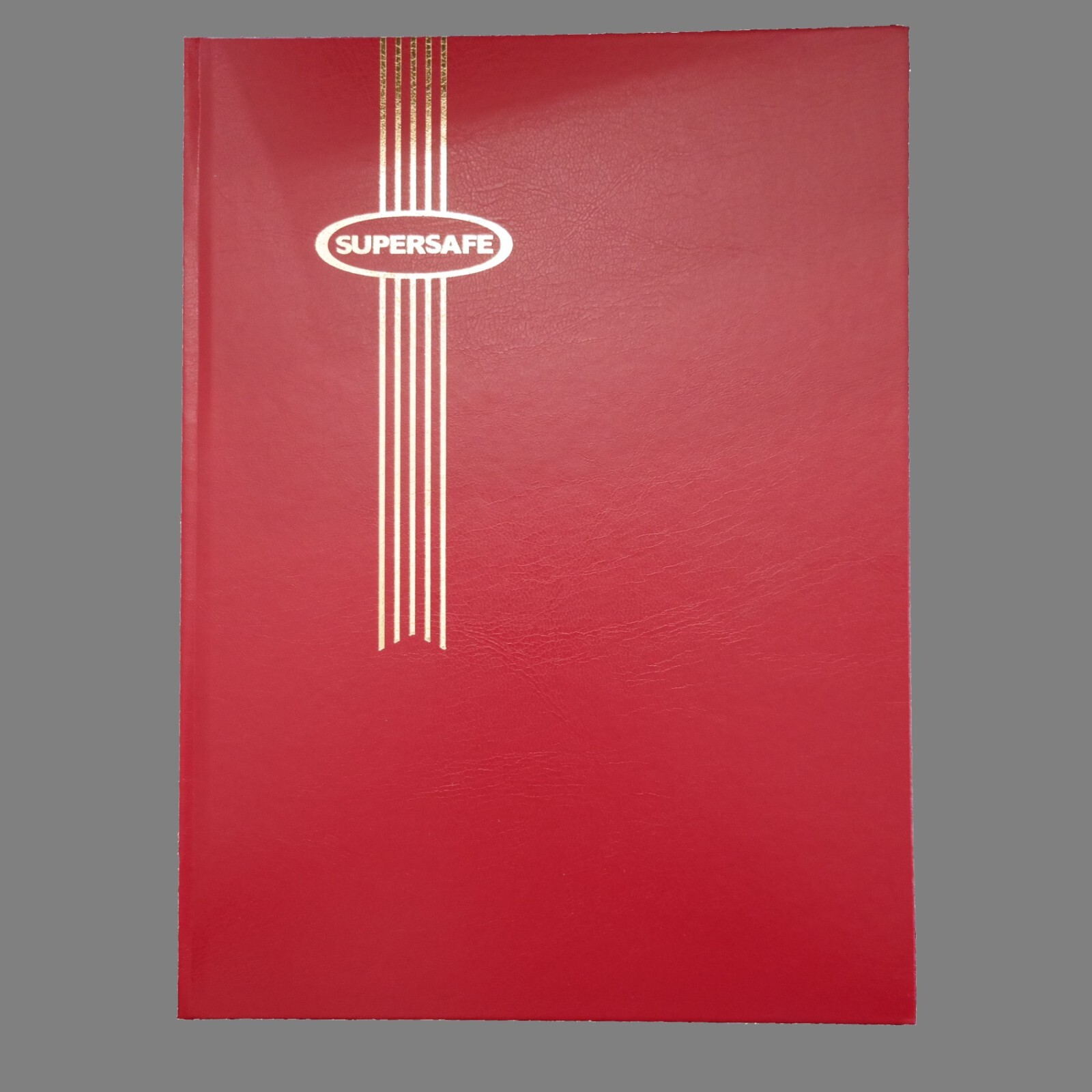 64 White Page Supersafe Stamp Stock Book 8 Folio Hardback Red Cover | eBay