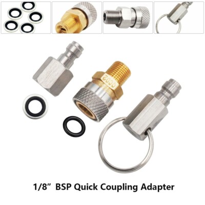 PCP Air Filling Quick Connect Adaptor 1/8BSP With Plugs Fitting ...