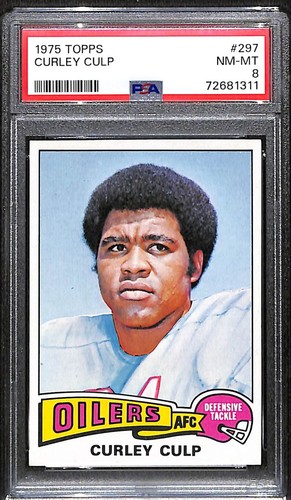 1975 Topps #297 Curly Culp HOF Houston Oilers PSA 8 NM-MT 7157 | eBay
