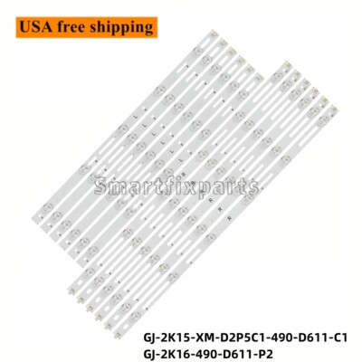 New LED strips For Sharp LC-50LB370U LC-50LB261U GJ-2K15-XM-D2P5C1-490 ...