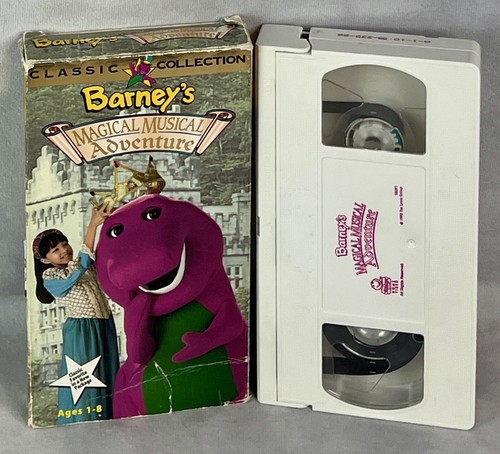 Barney - Barneys Magical Musical Adventure (VHS, 1993) Hard To Find ...