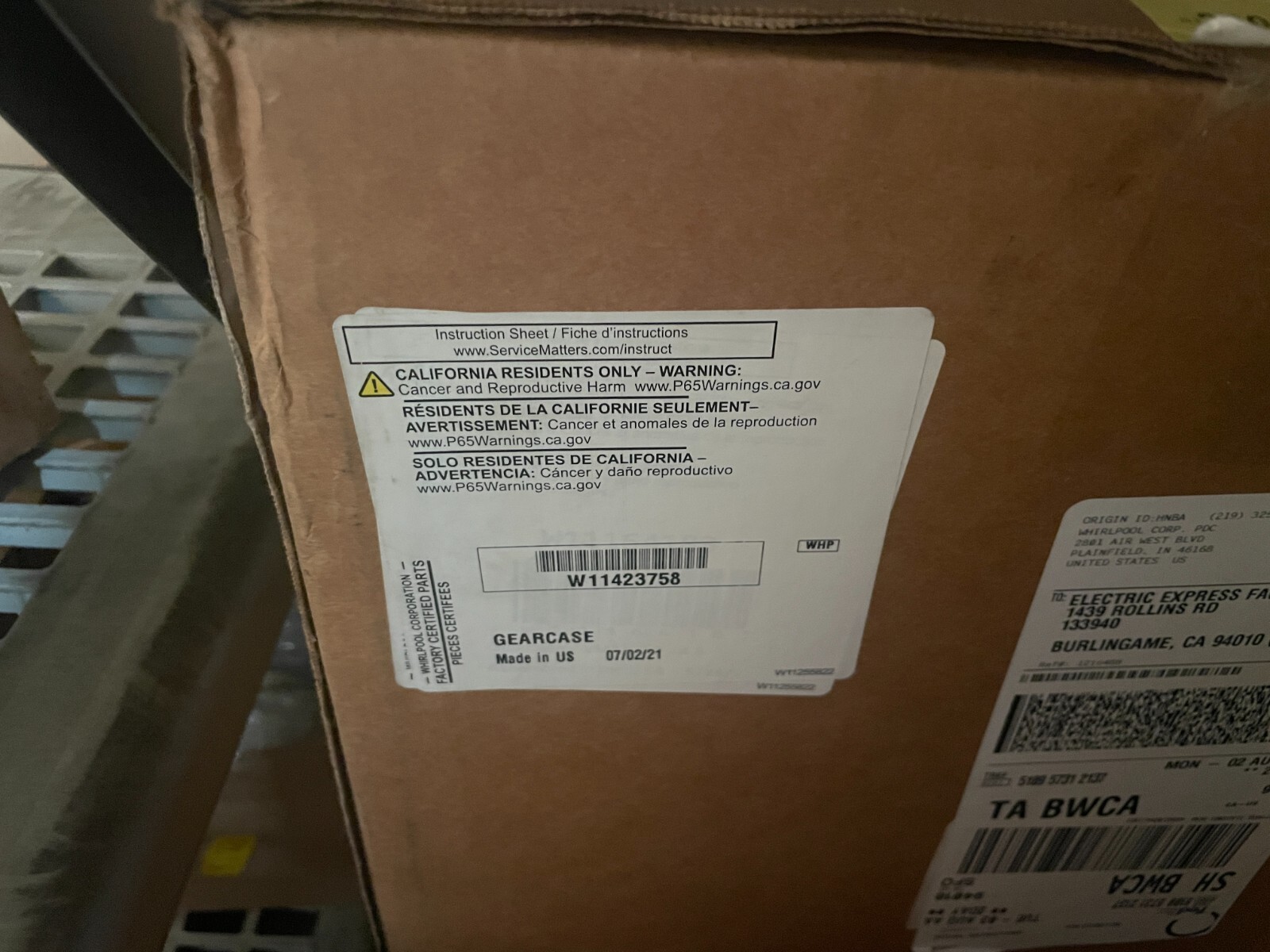 NEW OEM Whirlpool Washer GearCase W11423758 W11449840 W11164183 F31 | eBay