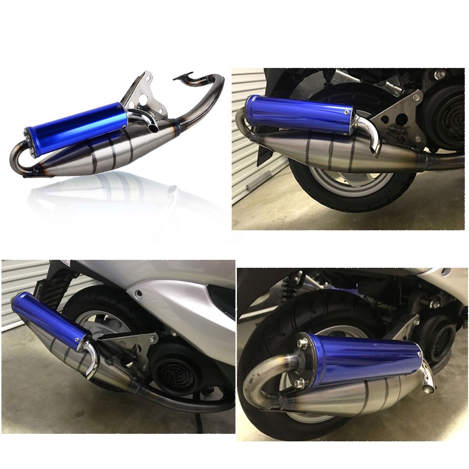 Full Exhaust System Muffler Pipe For Yamaha JOG 50 Scooter Moped 50cc ...