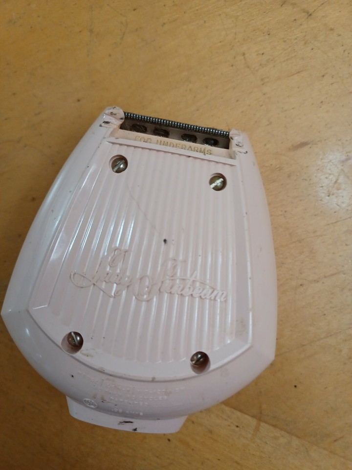VINTAGE 1960’S LADY SUNBEAM PINK ELECTRIC RAZOR SHAVER NO BOX, no cord ...