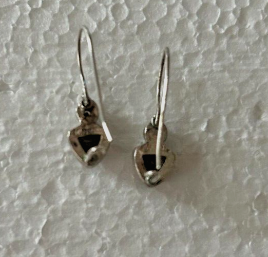 Smokey and White Topaz Sterling Silver Dangle Earrings, By MISH (Marked ...