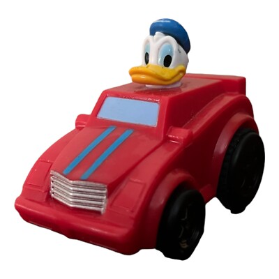 Mickey Mouse Clubhouse Raceway Donald Duck Red Race Car Vehicle Disney ...