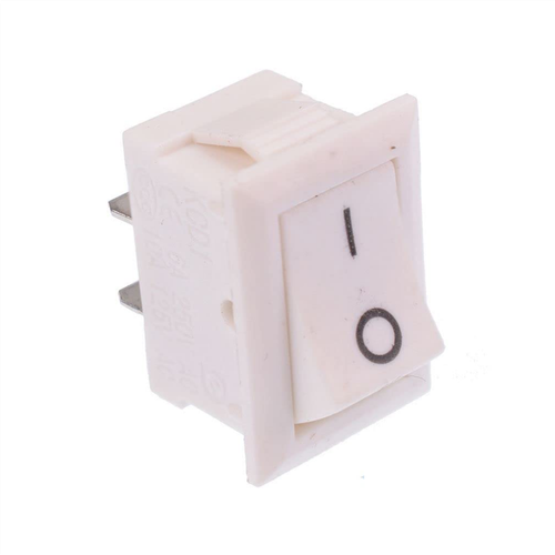 White On-Off Rectangle Rocker Switch SPST | eBay
