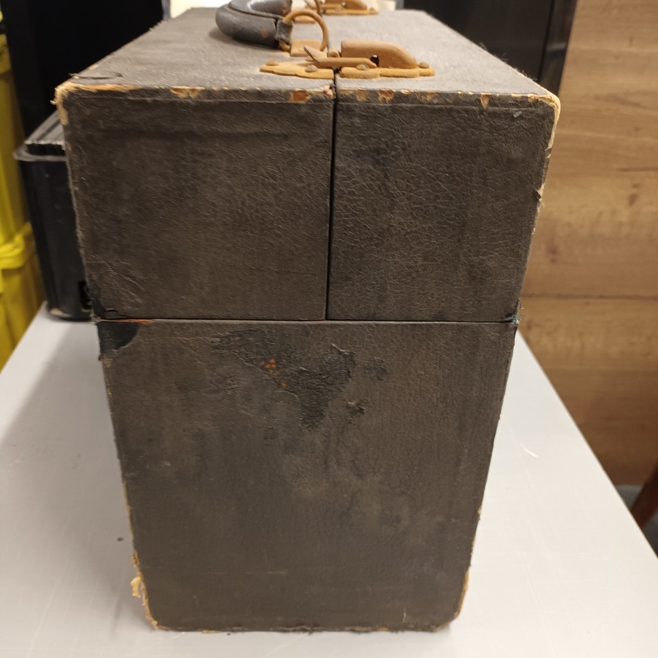 Vintage Black Vinyl Record Storage Case - circa 1940 | eBay UK